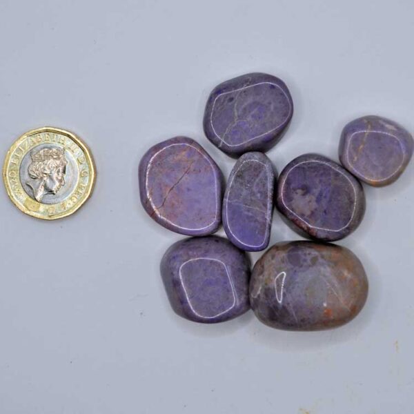 Lavender Jade Tumbled Stones - The Zentist of York