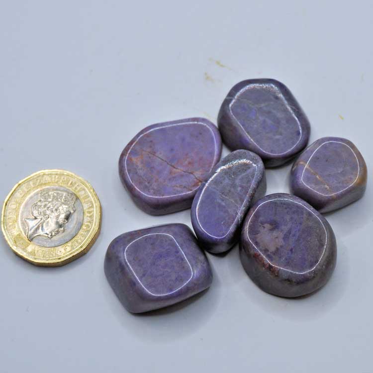 Lavender Jade Tumbled Stones - The Zentist of York
